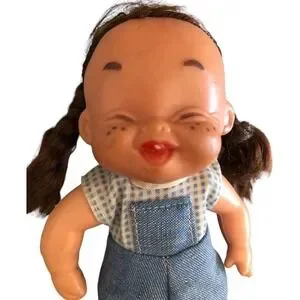 Evergreen | Toys | 96s Evergreen Freckled Face Doll Dungarees Overalls ...